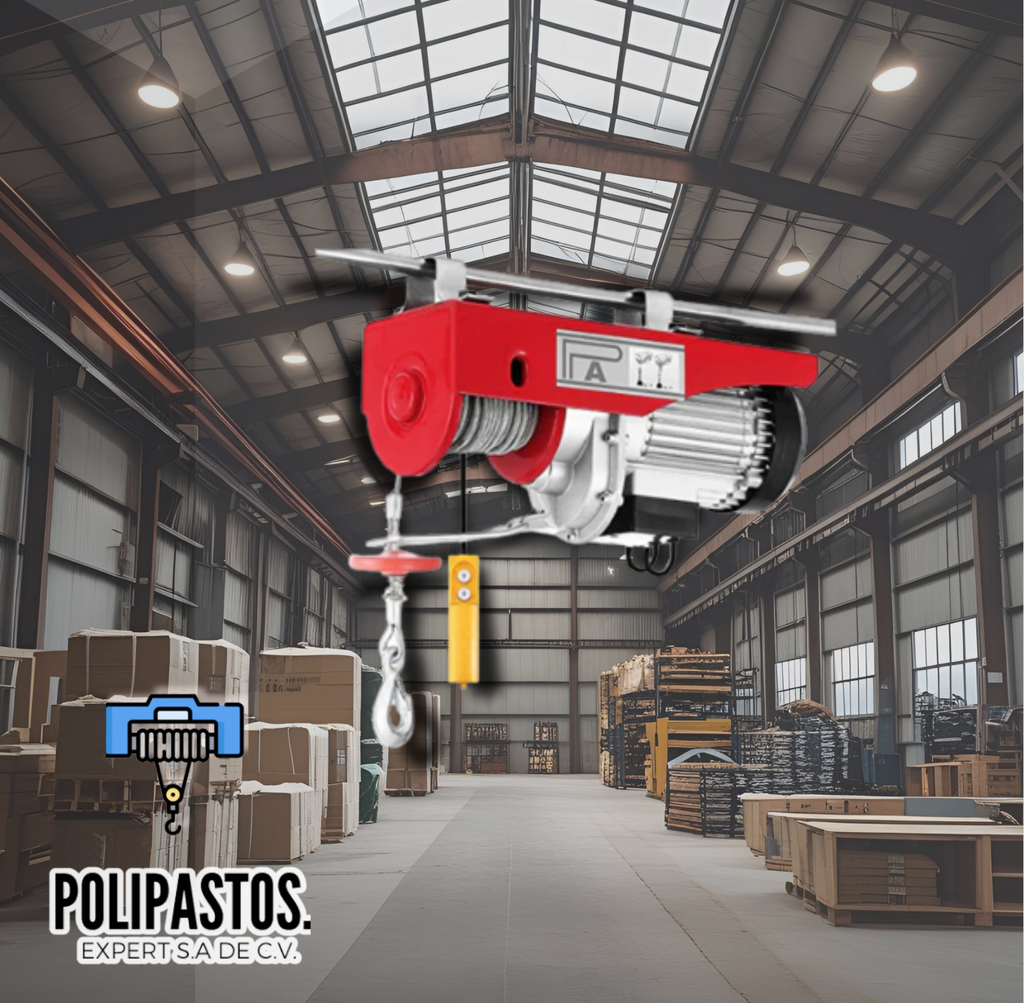 Mini Polipasto Eléctrico PA1000kg 220V – Compacto y Potente para Tarea – Polipastos