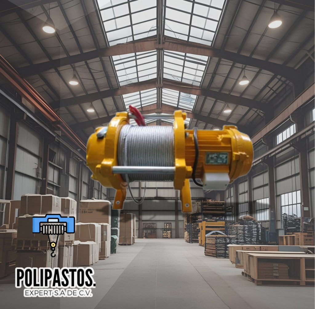 Malacate Eléctrico 3,000 kg – Potencia y Durabilidad para la Industria ...